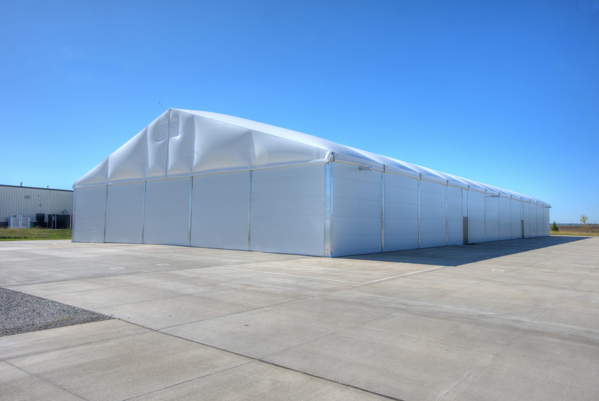 Temporary Storage Building Thermo Roof Air System